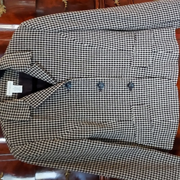 Ann Taylor | Jackets & Coats | Vintage Ann Taylor Brown And Cream ...